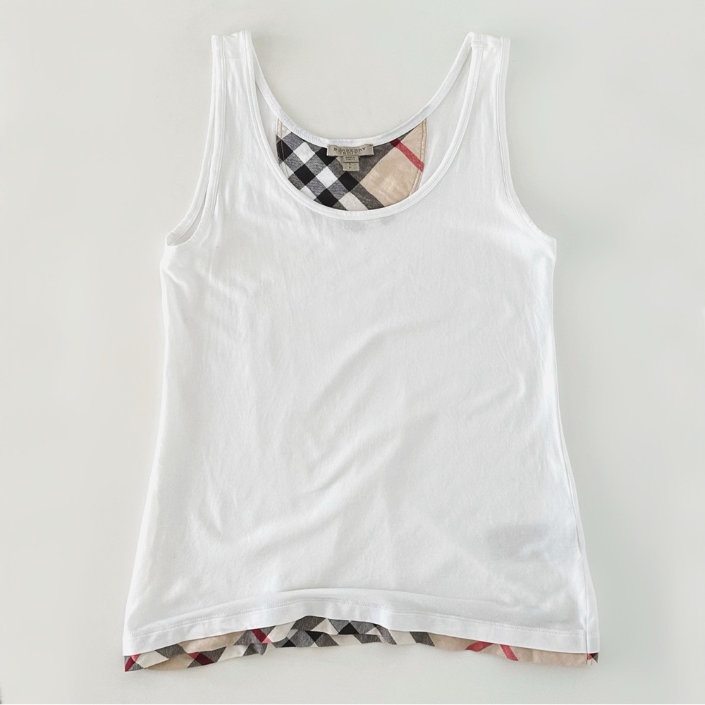 Burberry White Tank Top - Gem
